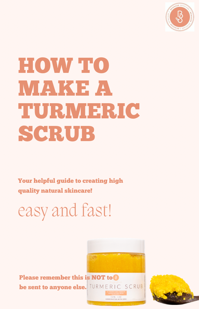Turmeric Scrub Formula – Brwnsgr Skincare